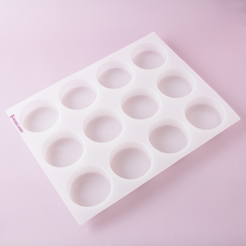 12 Bar Round Silicone Mold - Bramble Berry®